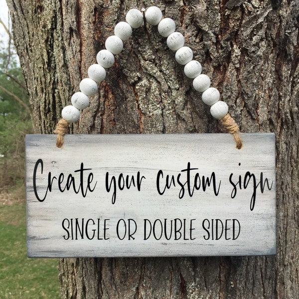 Distressed Sign - Etsy