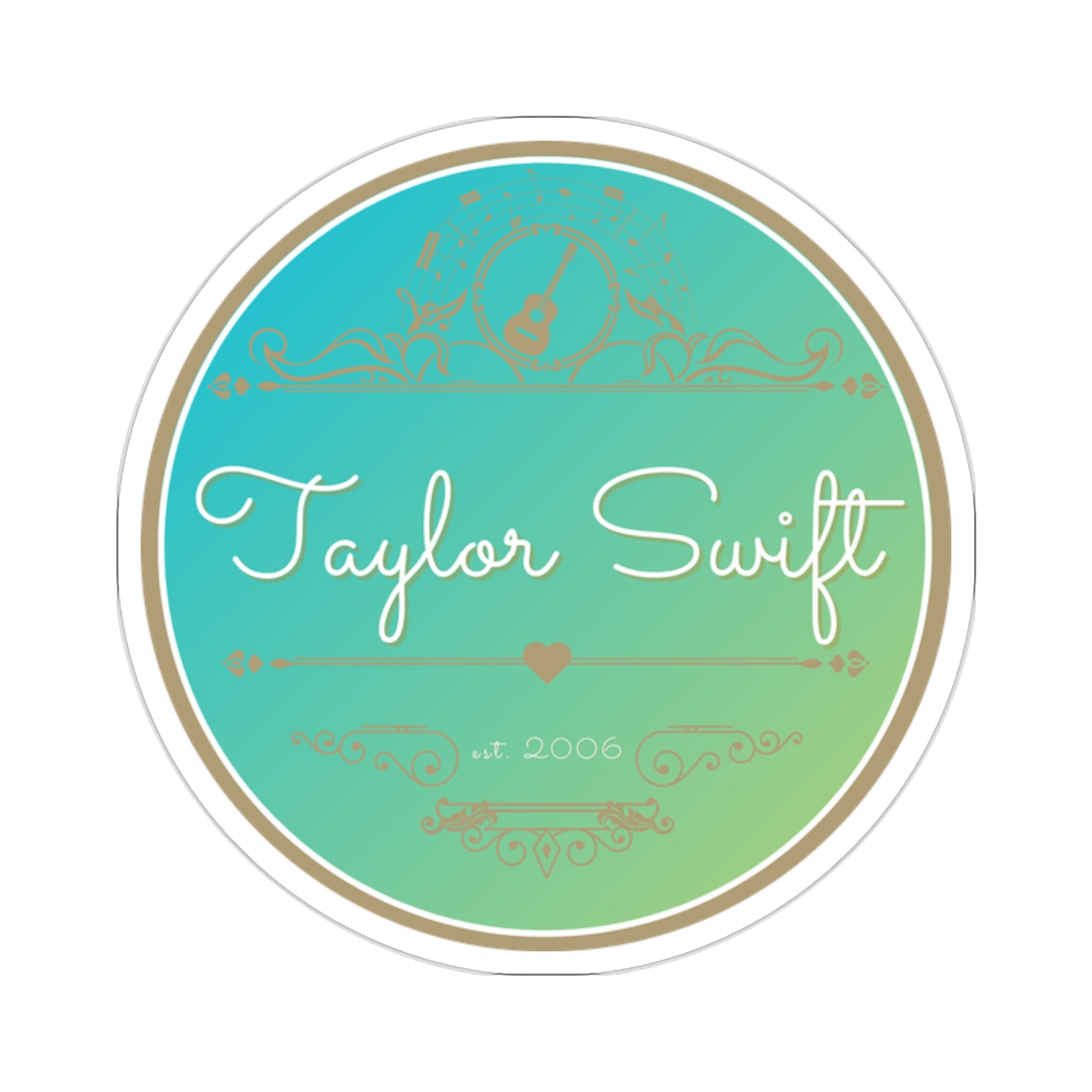 Taylor Swift Debut Album Crest Kiss-cut Stickers - Etsy