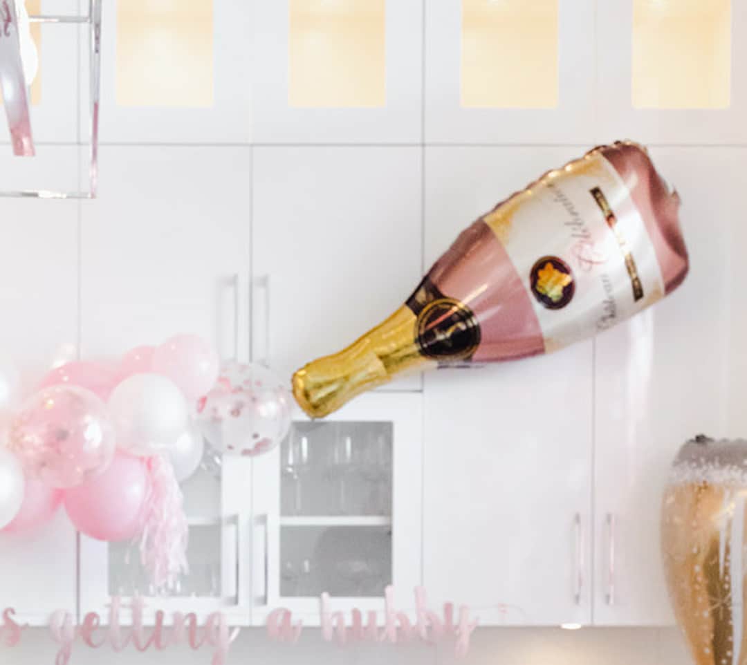 CHAMPAGNE BRIDE Balloon, Bachelorette Decorations, Cactus Balloon ...