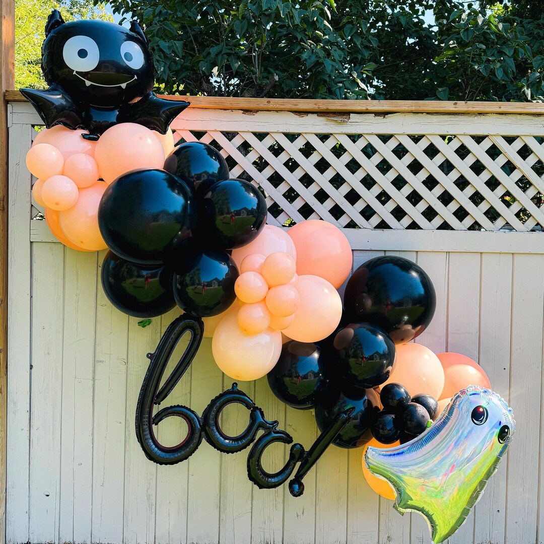 Pretty Halloween Decoration Pastel Halloween Balloon Arch Halloween ...