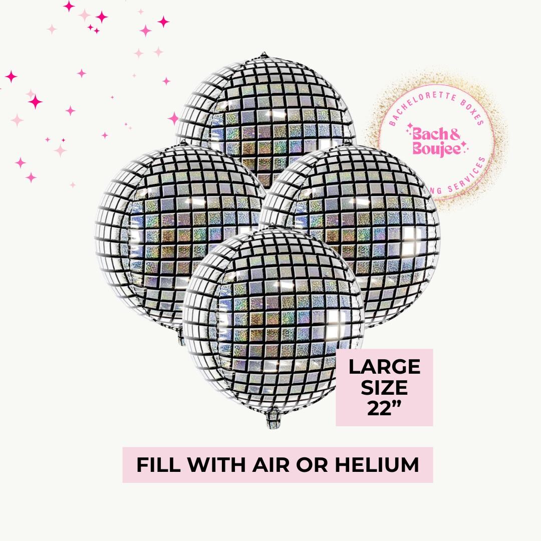 Disco Ball Balloons Last Disco Bachelorette Hen Party Disco Party ...