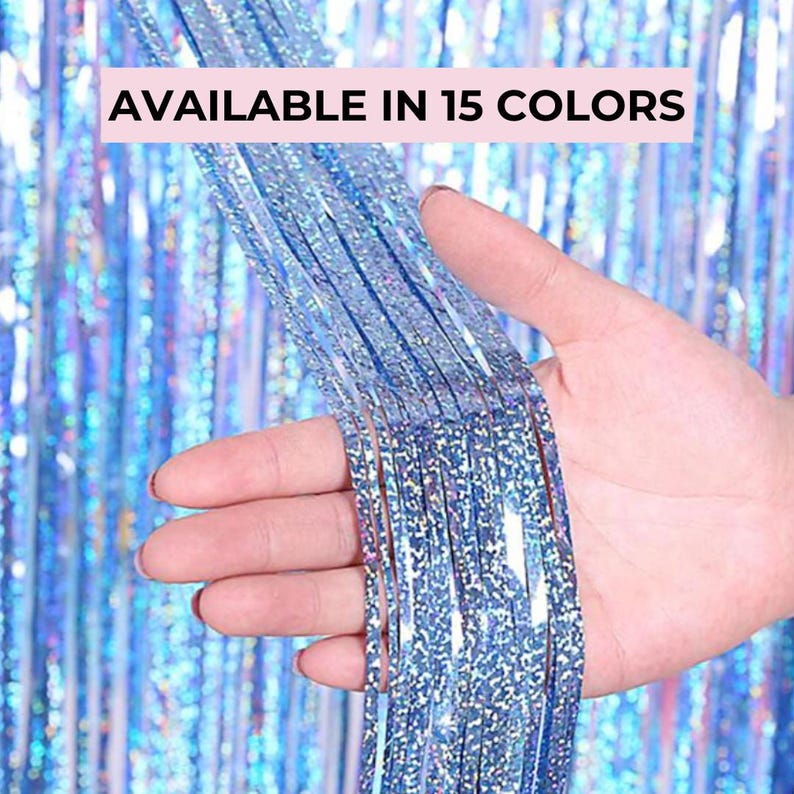 Champagne Gold Fringe Backdrop Bachelorette Decoration Gold Party Decor ...