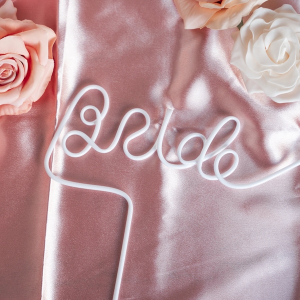 Bride Straws - Etsy