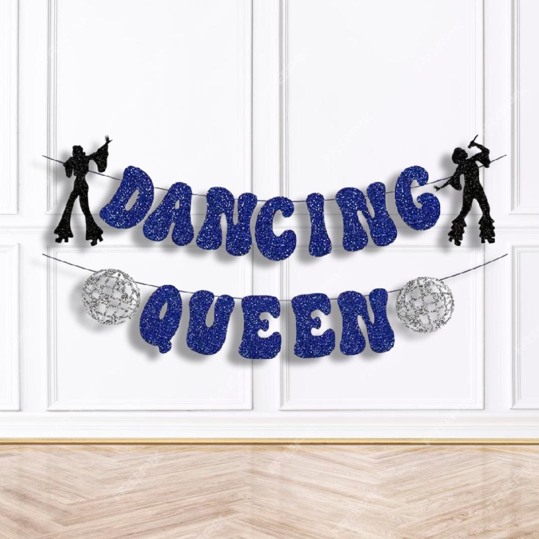 Dancing Queen Banner Decoration Bachelorette Party Theme 17th Birthday ...