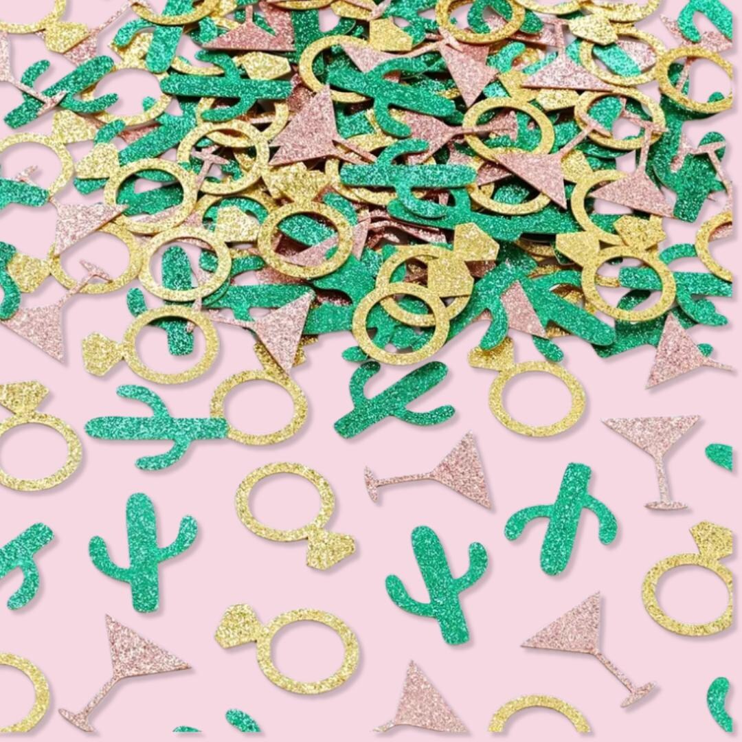 Martini Party Cactus Confetti Fiesta Confetti Bride in a Tini Bit ...