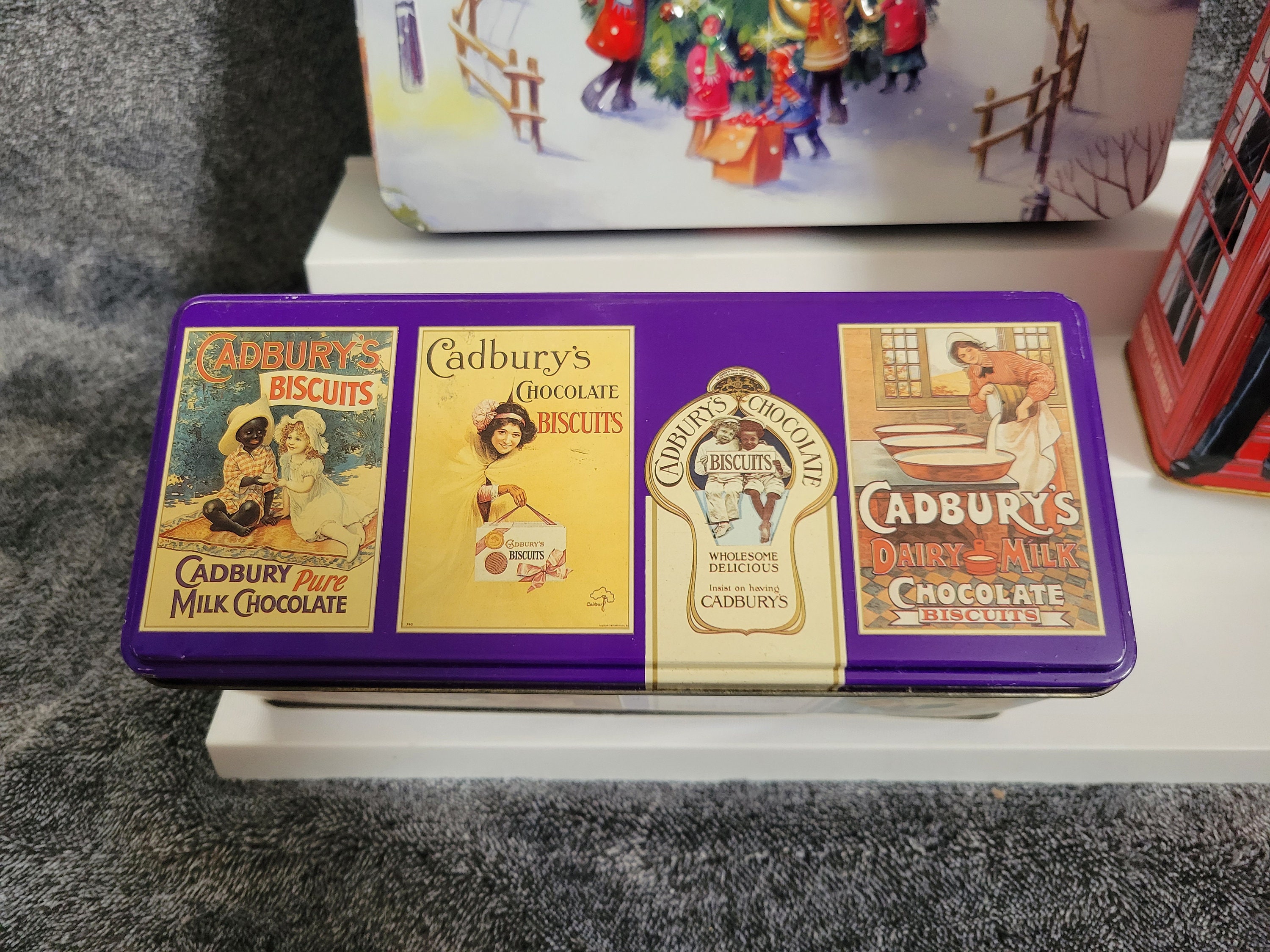 Vintage Collectible Advertisement Tins Russell Stover Tin - Etsy