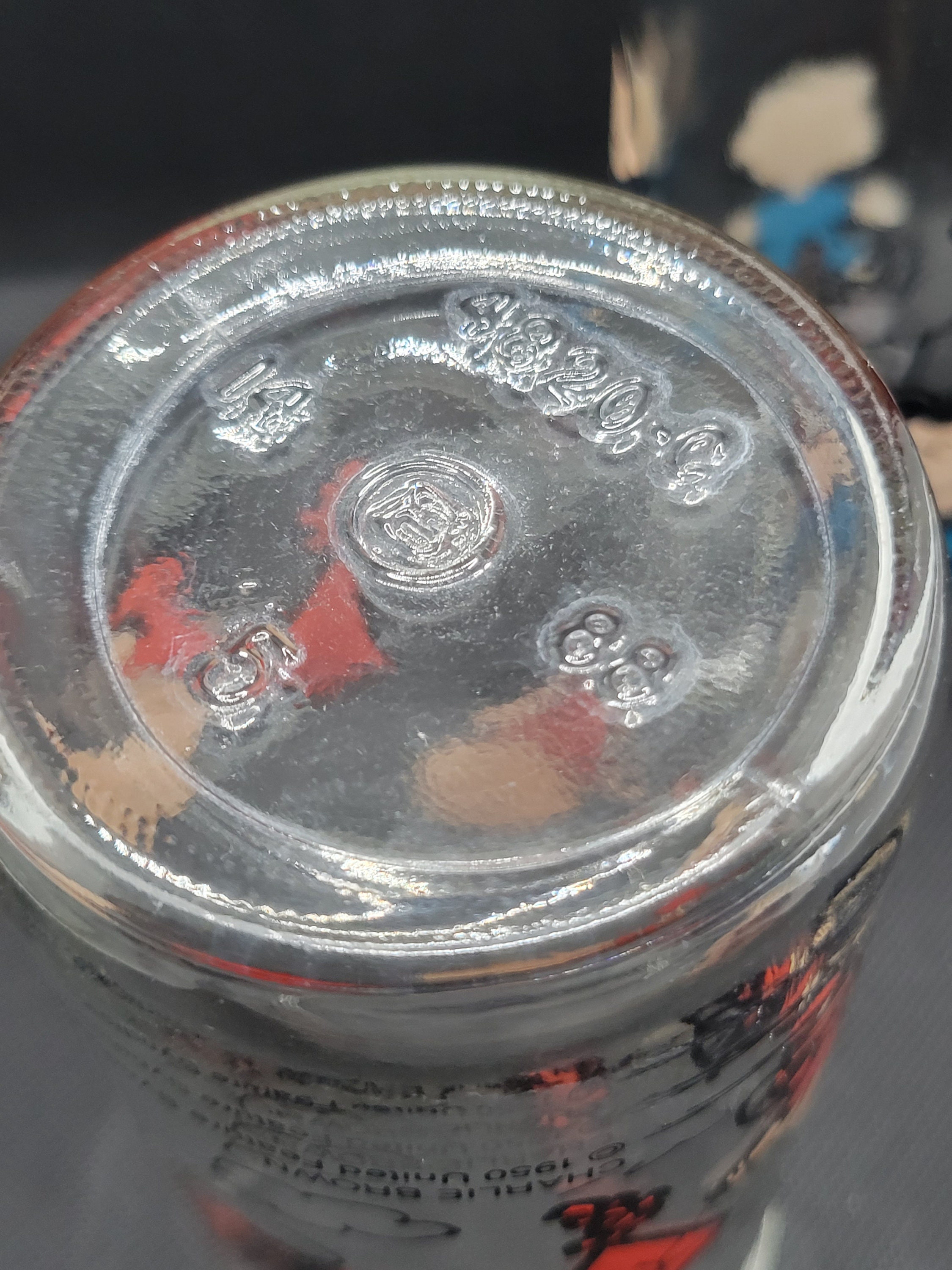 1950 Peanuts Charlie Brown Glass Flying A Kite or 1952 Peanuts Lucy on ...