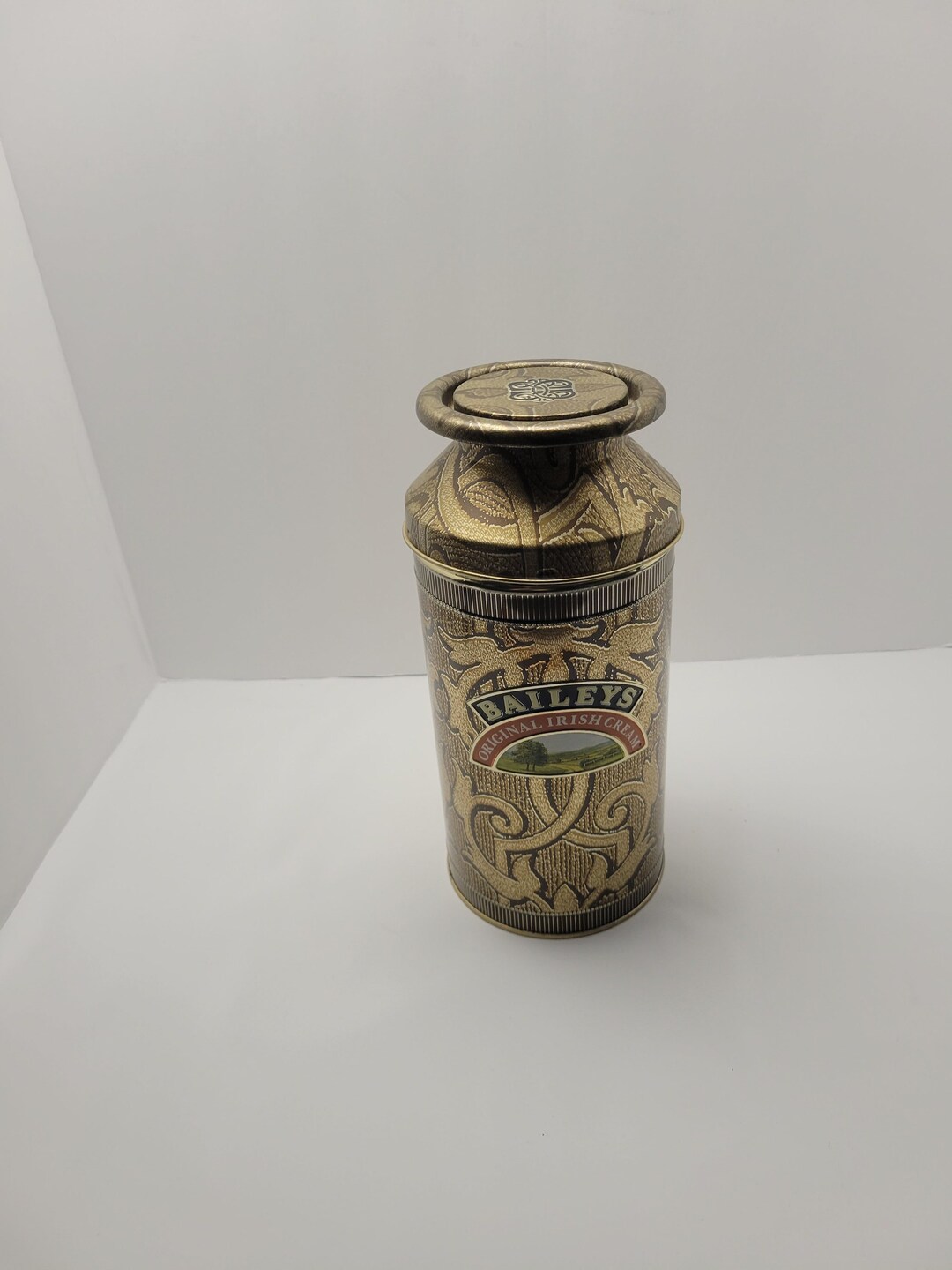 BAILEYS Original Irish Cream 1992 Empty Tin Canister 750 Ml 10" Ireland ...