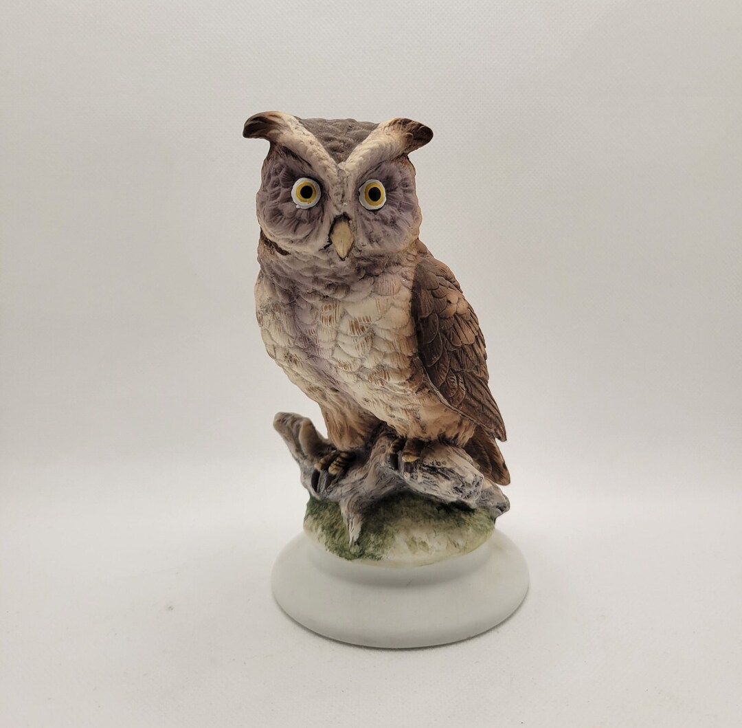 Lefton China Owl KW866 Hand Painted - Etsy