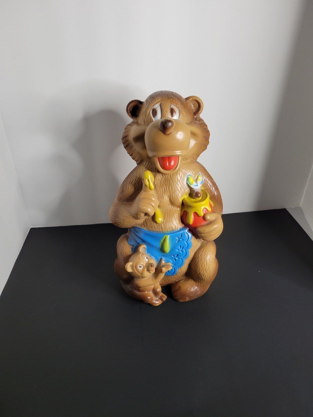 Bear Bank Bankers Systems Plastic Piggy Bank Mama Bear and Baby Bear ...
