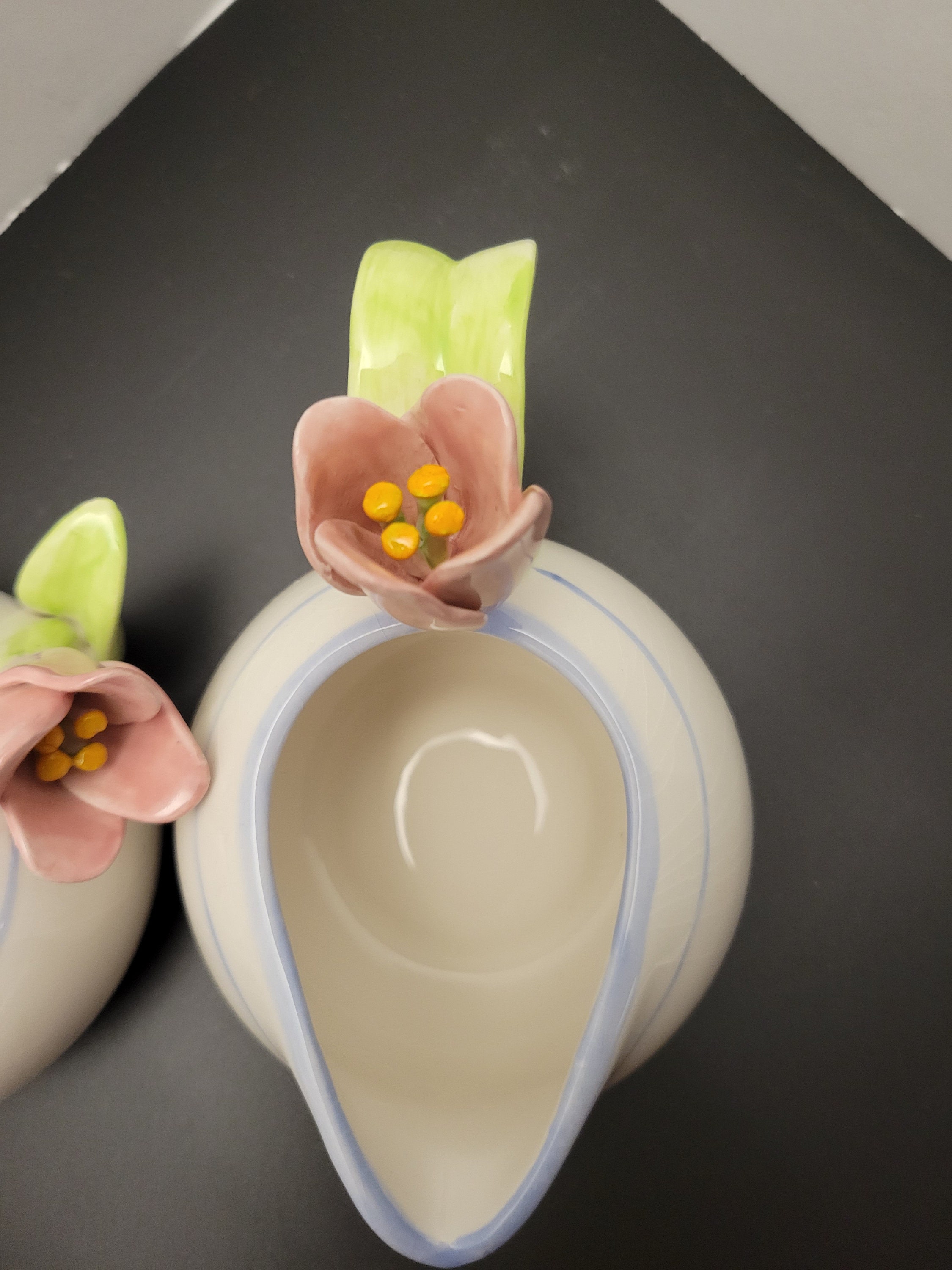 Vintage Avon China Tulip Teapot Cream Sugar Tea Set 6pcs - Etsy