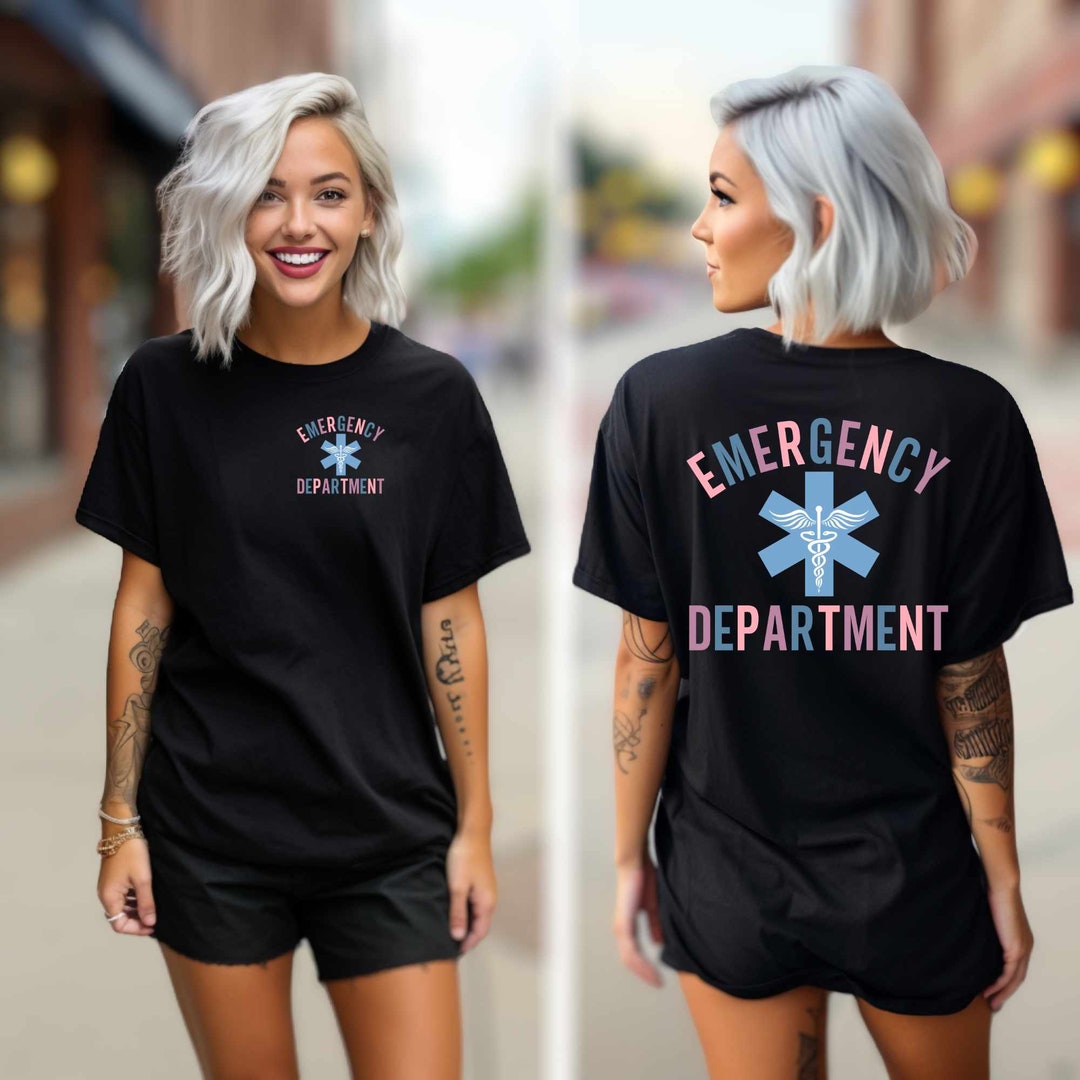 Emergency Department Comfort Colors Shirt: ER Nurse Gift - Etsy