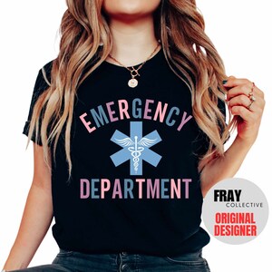 Emergency Department Shirt ER Nurse ED RN Registered Nurse Emergency ...