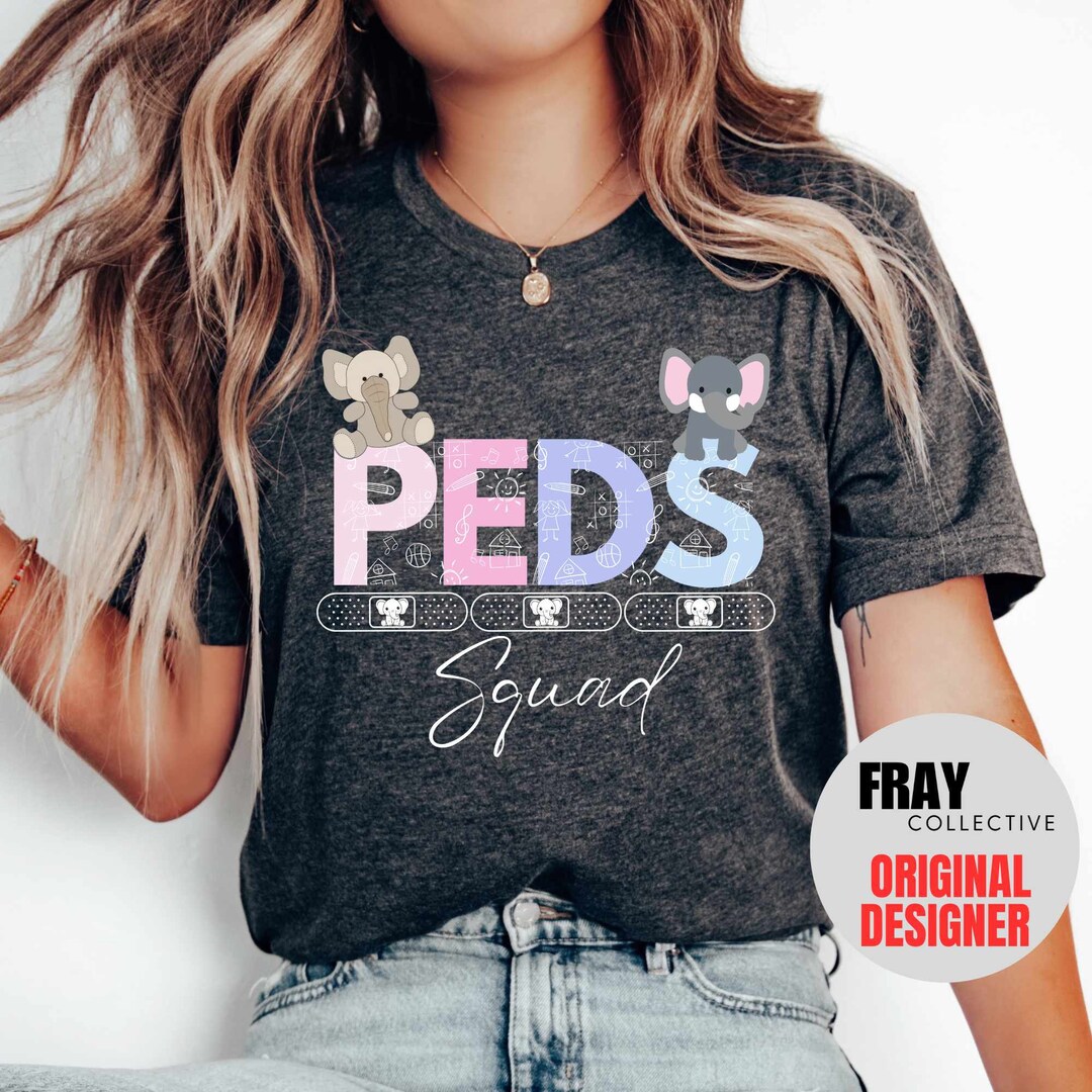 Pediatrics Shirt Peds Nurse T-shirt Peds T Shirt Peds Nurse Tshirt Cute ...