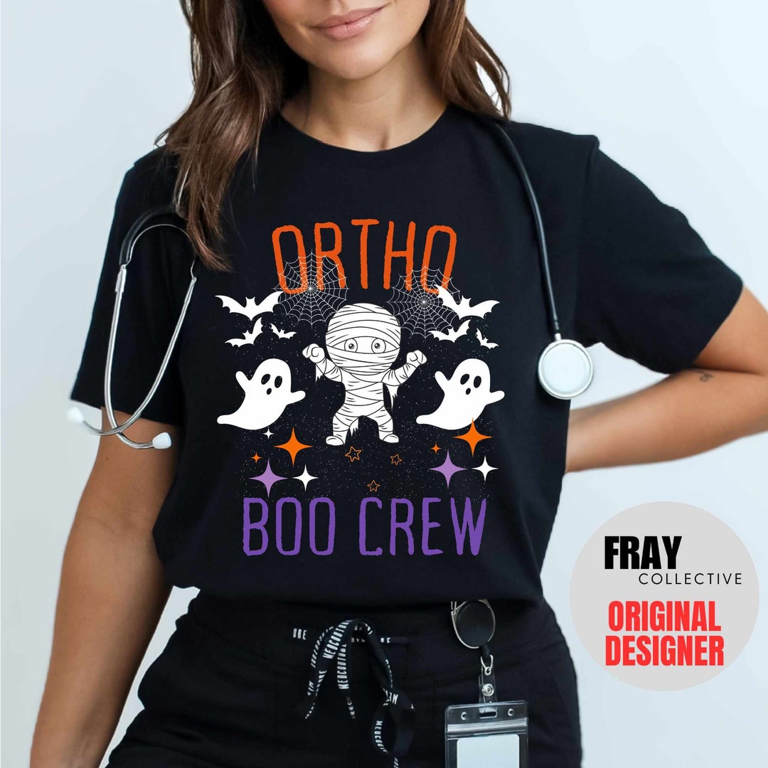 Ortho Squad Shirt Ortho Crew Halloween T-shirt Orthopedic Nurse Rn Tee ...