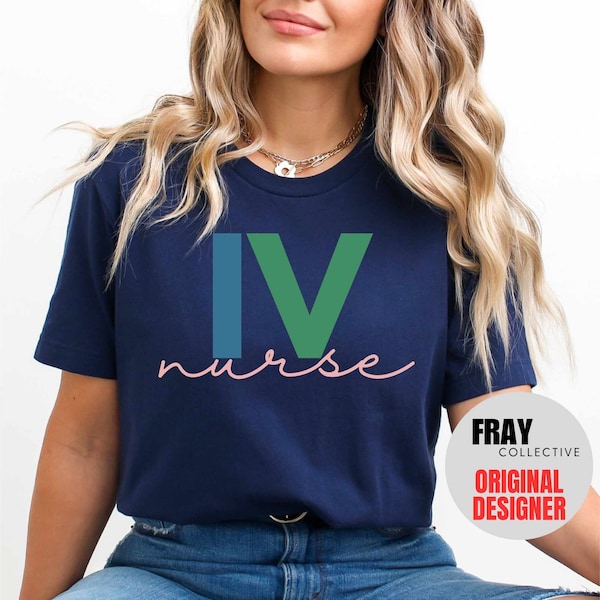 Iv Team Nurse Shirt - Etsy