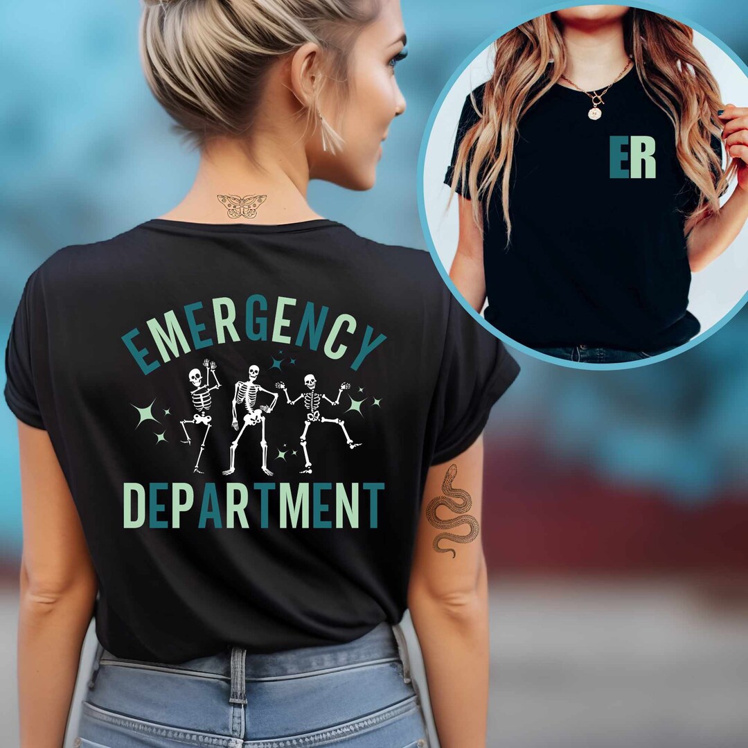 Emergency Department Shirt ER Department Shirt ER Tech Shirt ER Nurse T ...
