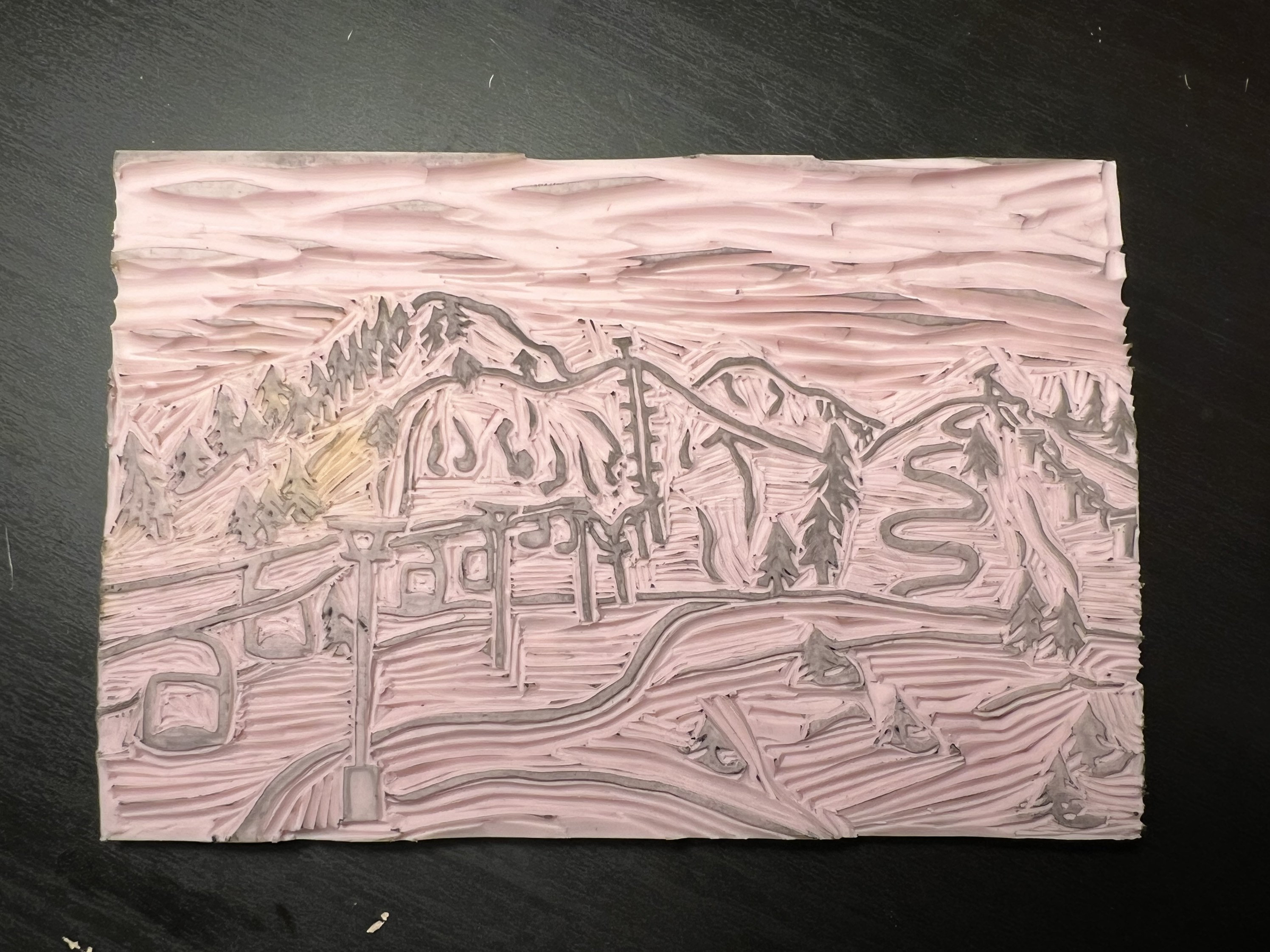 KT-22 Tahoe Block Print - Etsy