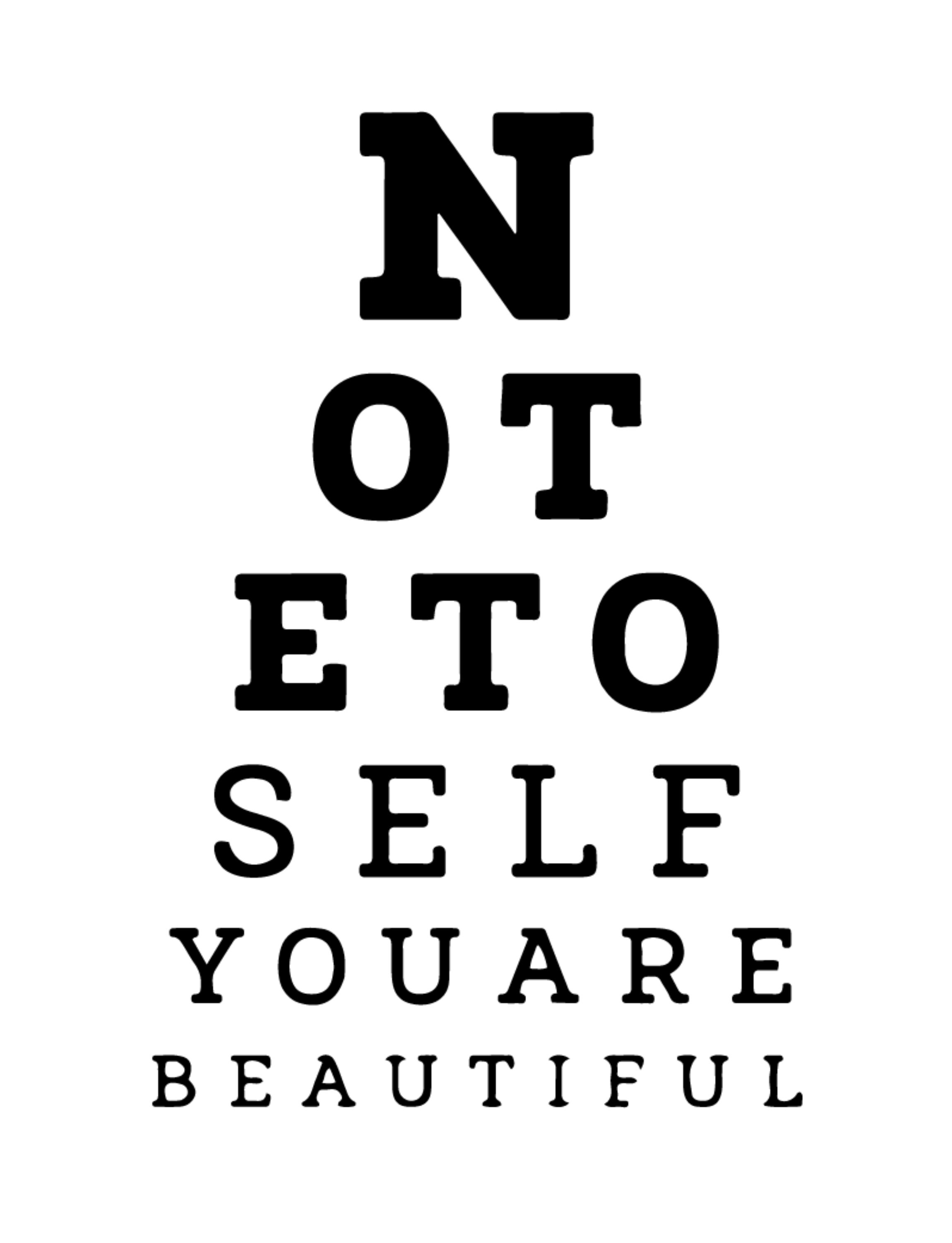 Note to Self Printable Image - Etsy