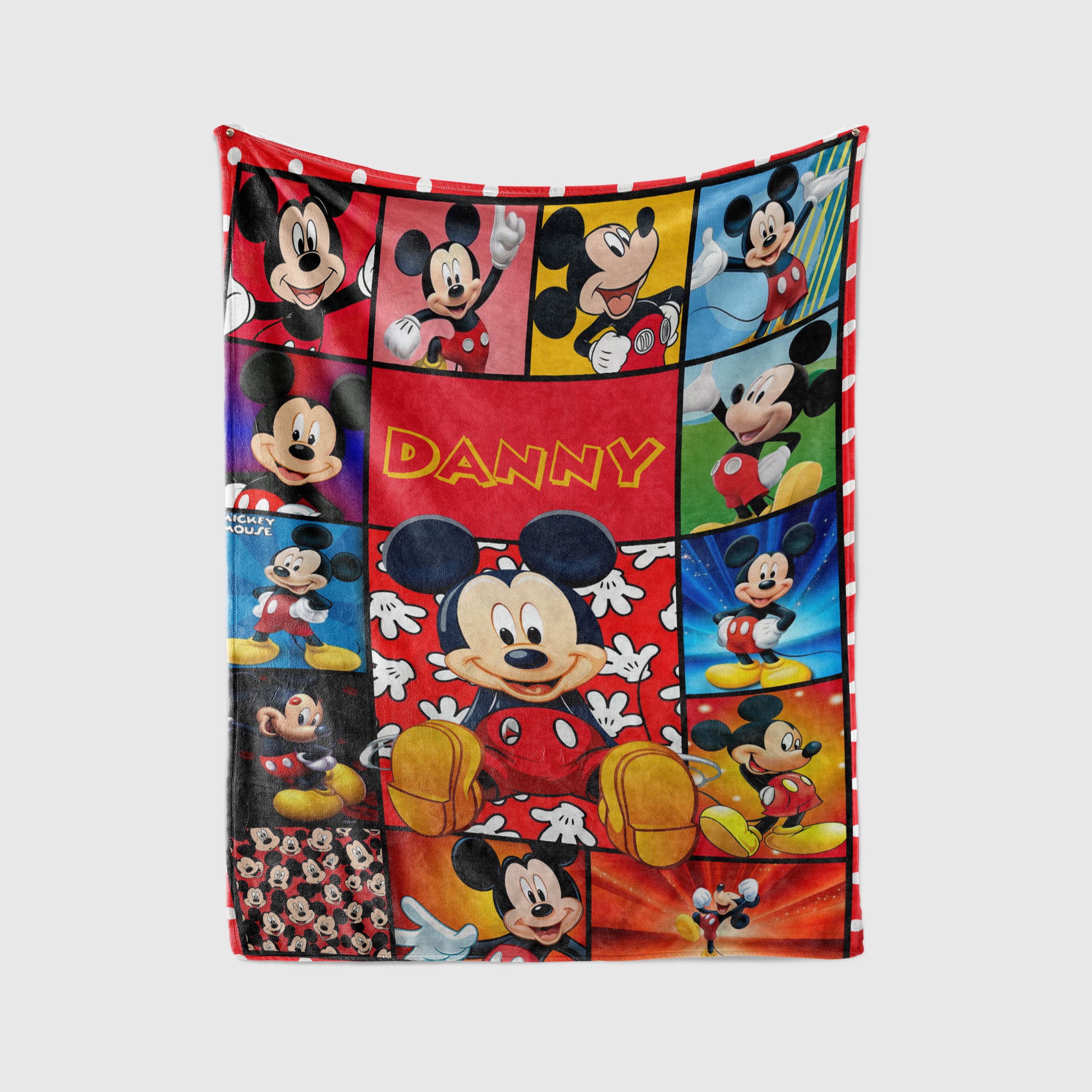 Personalized Mickey Mouse | Mickey Mouse Fleece Blanket sold by Else ...