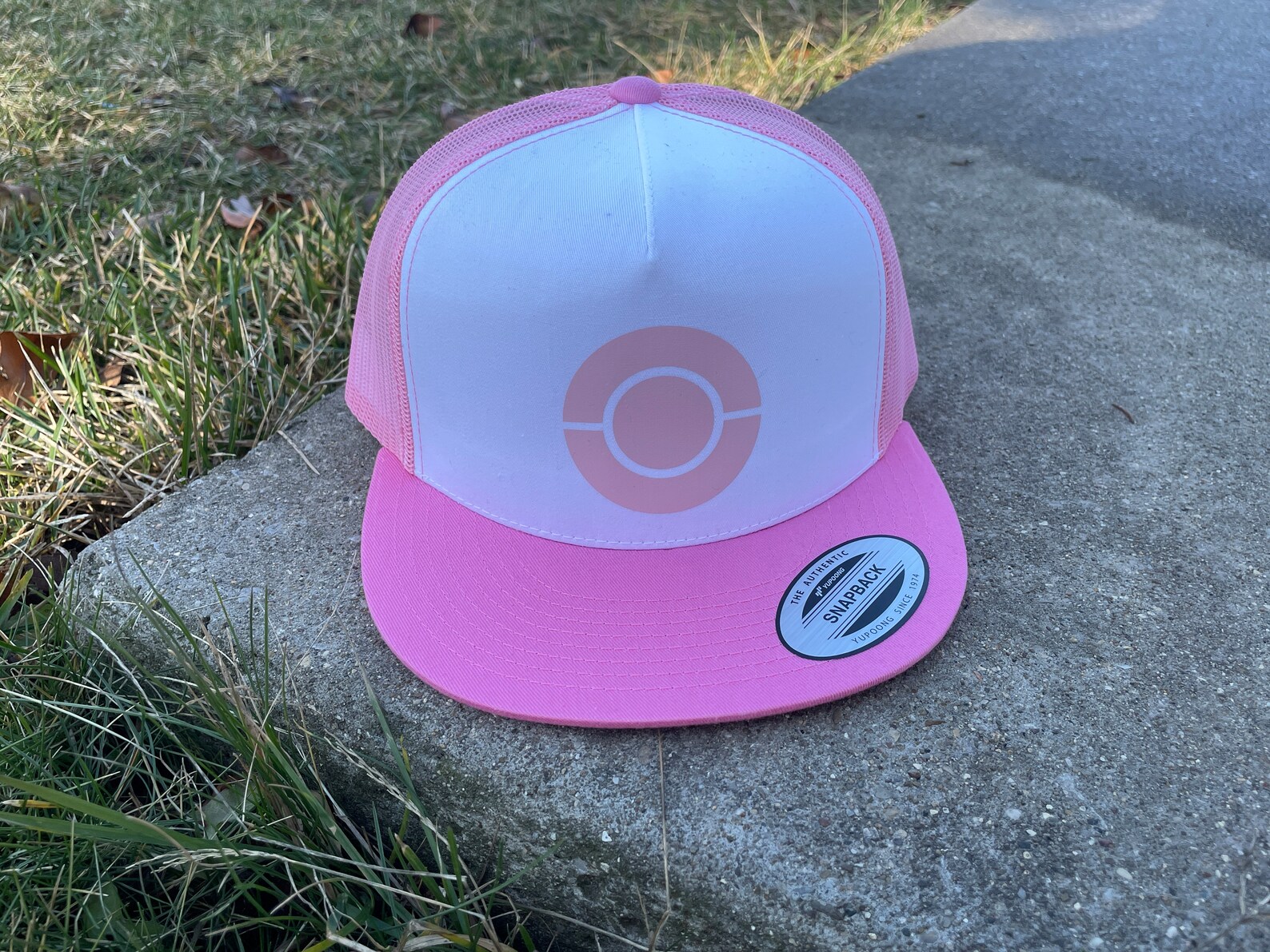Pink Pokemon Trainer Hat Hilda Cosplay Cute Kawaii Cap Flat Bill - Etsy