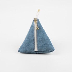 Mini Coin Purse | Handmade (denim - Light Blue) - Etsy
