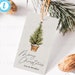 Editable Christmas Gift Tag, Christmas Template, Holiday Gift Tag, Edit ...