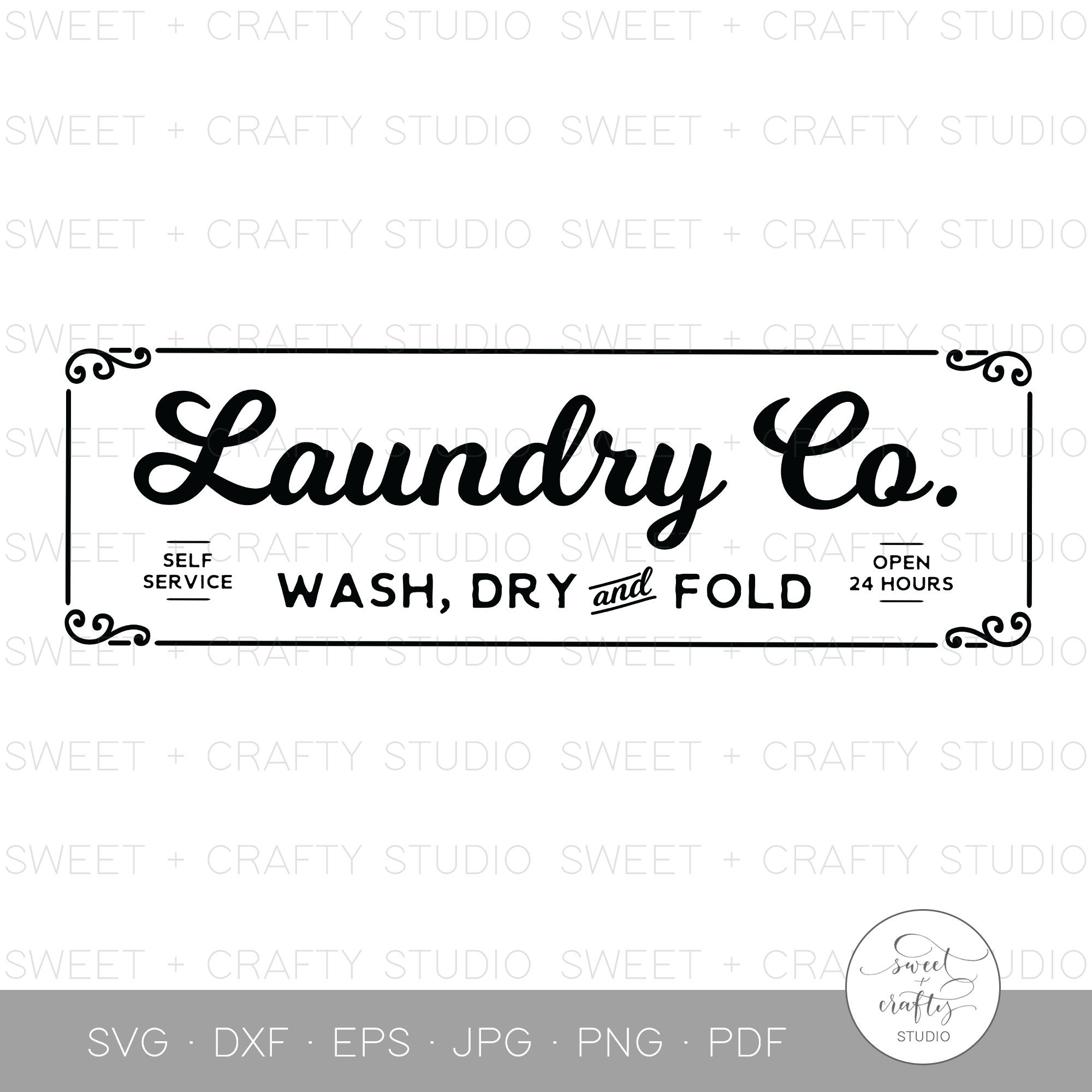 Laundry Sign SVG and PRINTABLE, Laundry SVG, Laundry Room Decor ...
