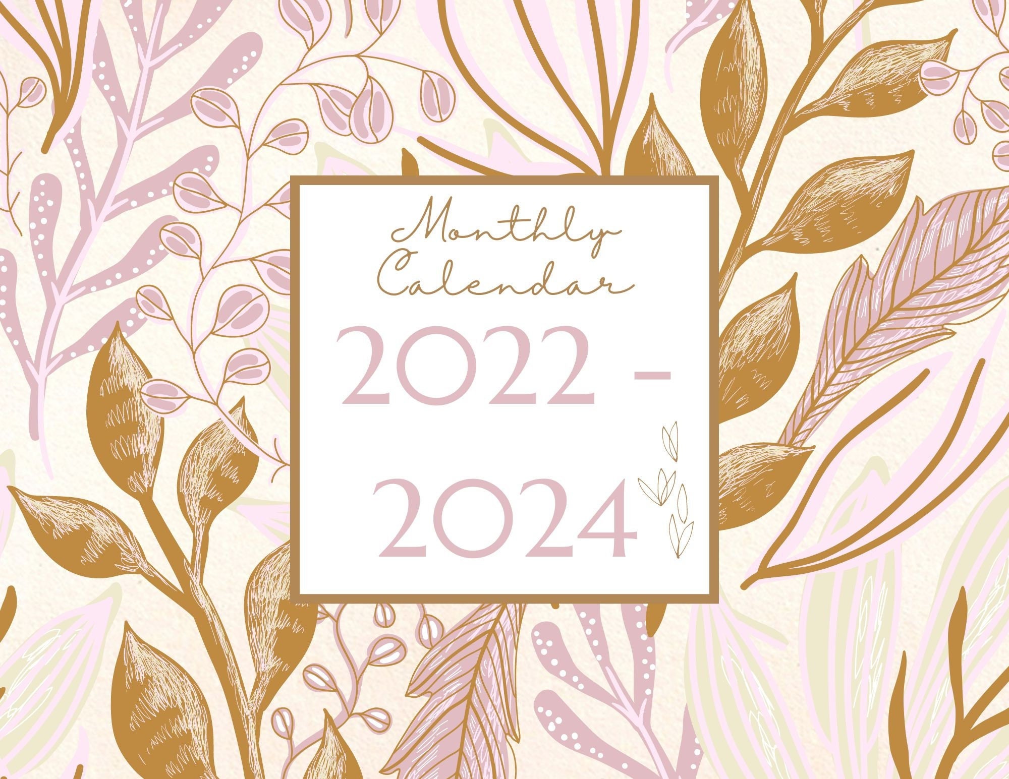 Printable Monthly Planner, Digital Monthly Calendar, Editable Monthly ...