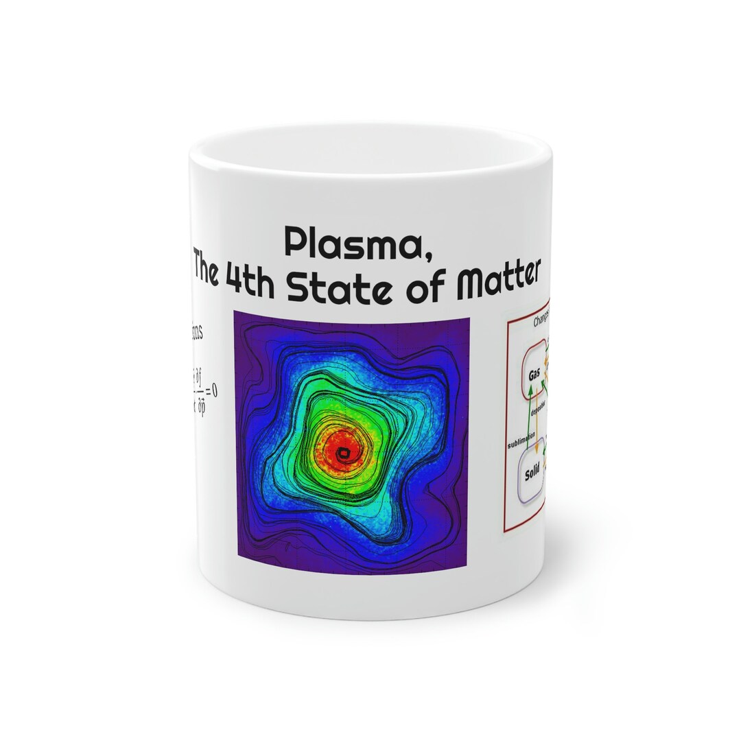Plasma, the 4th State of Matter, Geek/nerd Mug, Plasma Physics Student ...