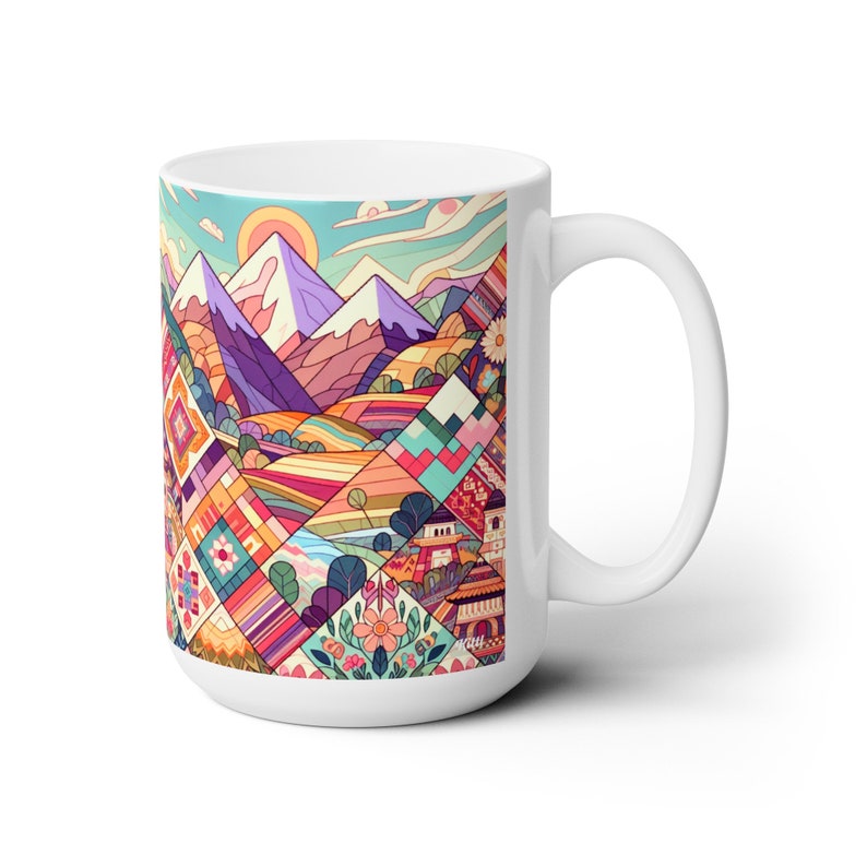 Peru Travel Mug, Images of Peru, Souvenir Mug, Andes Mountains, Gift ...