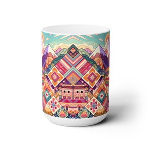 Peru Travel Mug, Images of Peru, Souvenir Mug, Andes Mountains, Gift ...