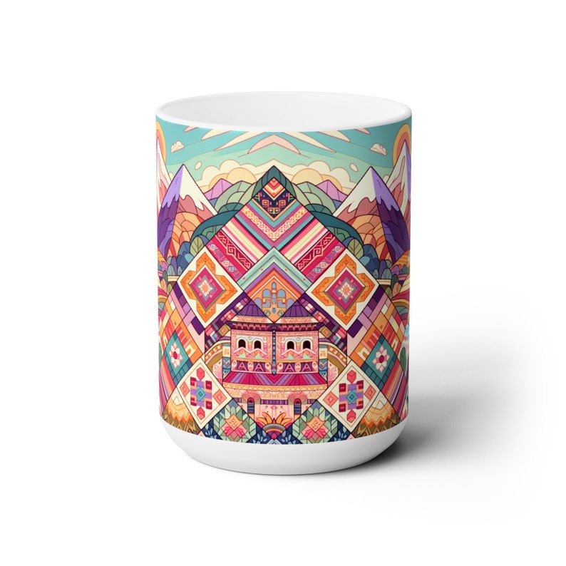 Peru Travel Mug, Images of Peru, Souvenir Mug, Andes Mountains, Gift ...