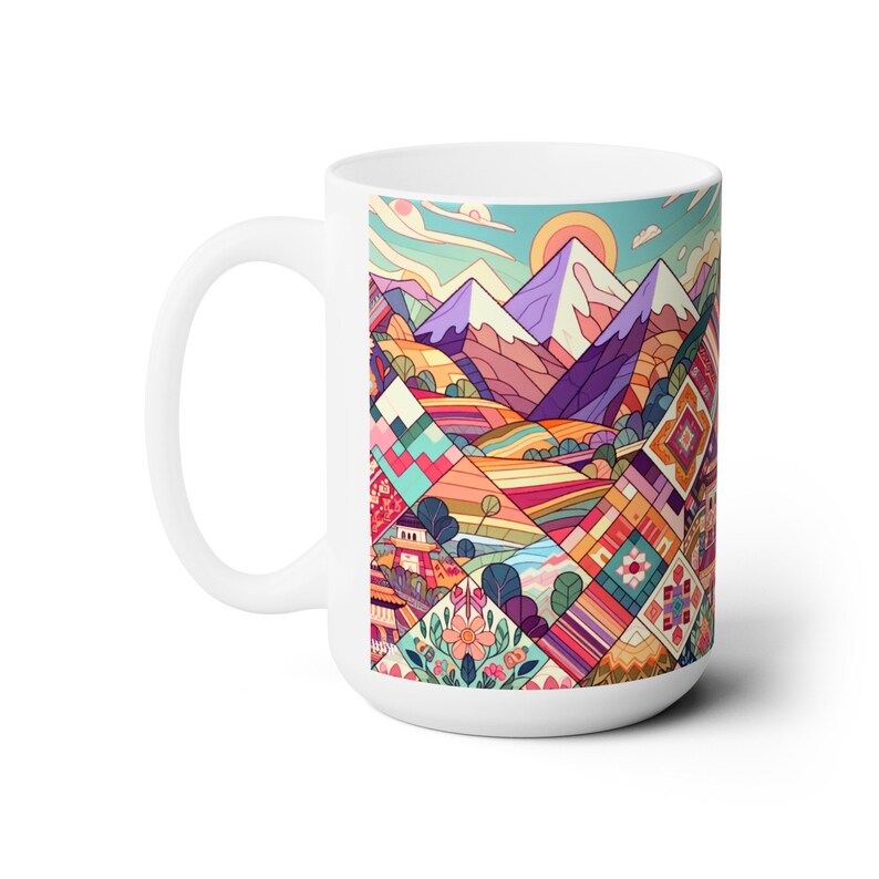 Peru Travel Mug, Images of Peru, Souvenir Mug, Andes Mountains, Gift ...