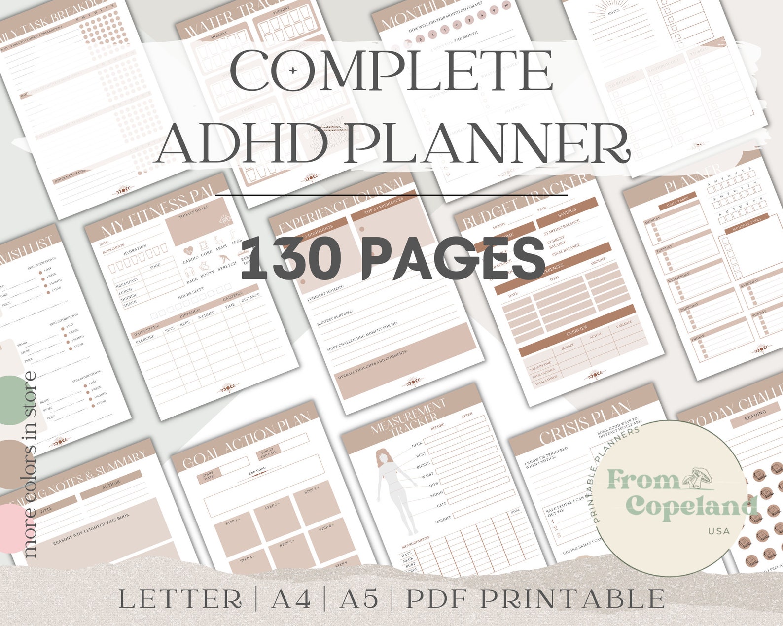 ADHD Planner Adhd Planner Printable Adhd Daily Planner Adhd - Etsy