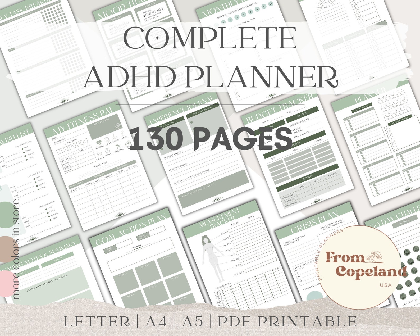ADHD Planner, Adhd Planner Printable, Adhd Daily Planner, Adhd Planner ...