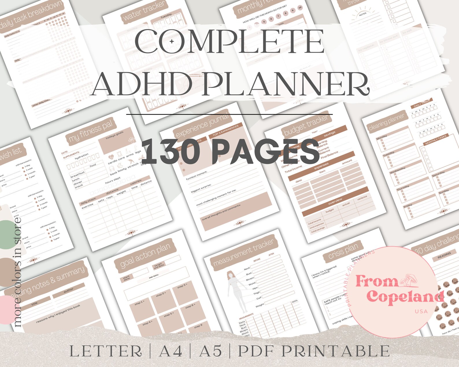 ADHD Planner, Adhd Planner Printable, Adhd Daily Planner, Adhd Planner ...