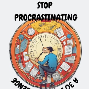 Stop Procrastinating: 30 Days Challenge Journal - Etsy
