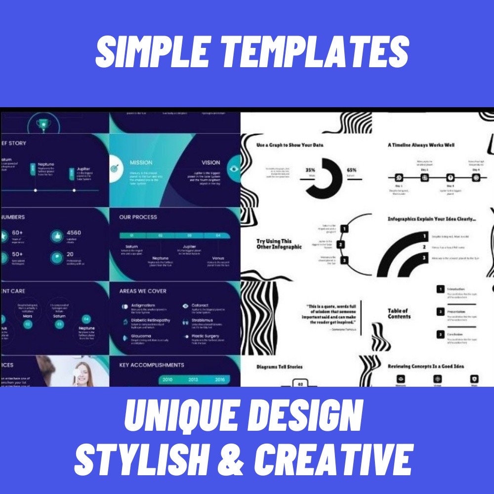 Multipurpose Premium Powerpoint Presentation Templates - Etsy