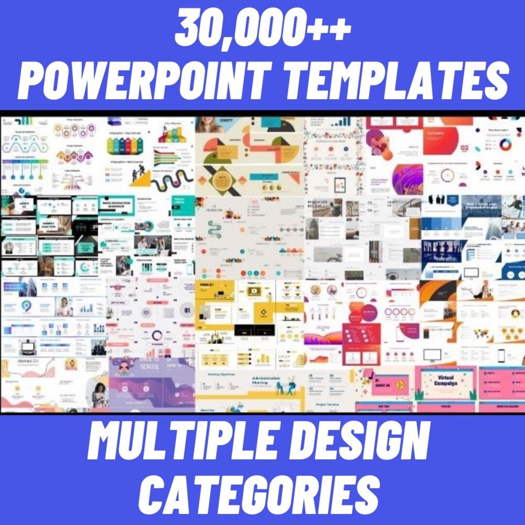 Multipurpose Premium Powerpoint Presentation Templates - Etsy