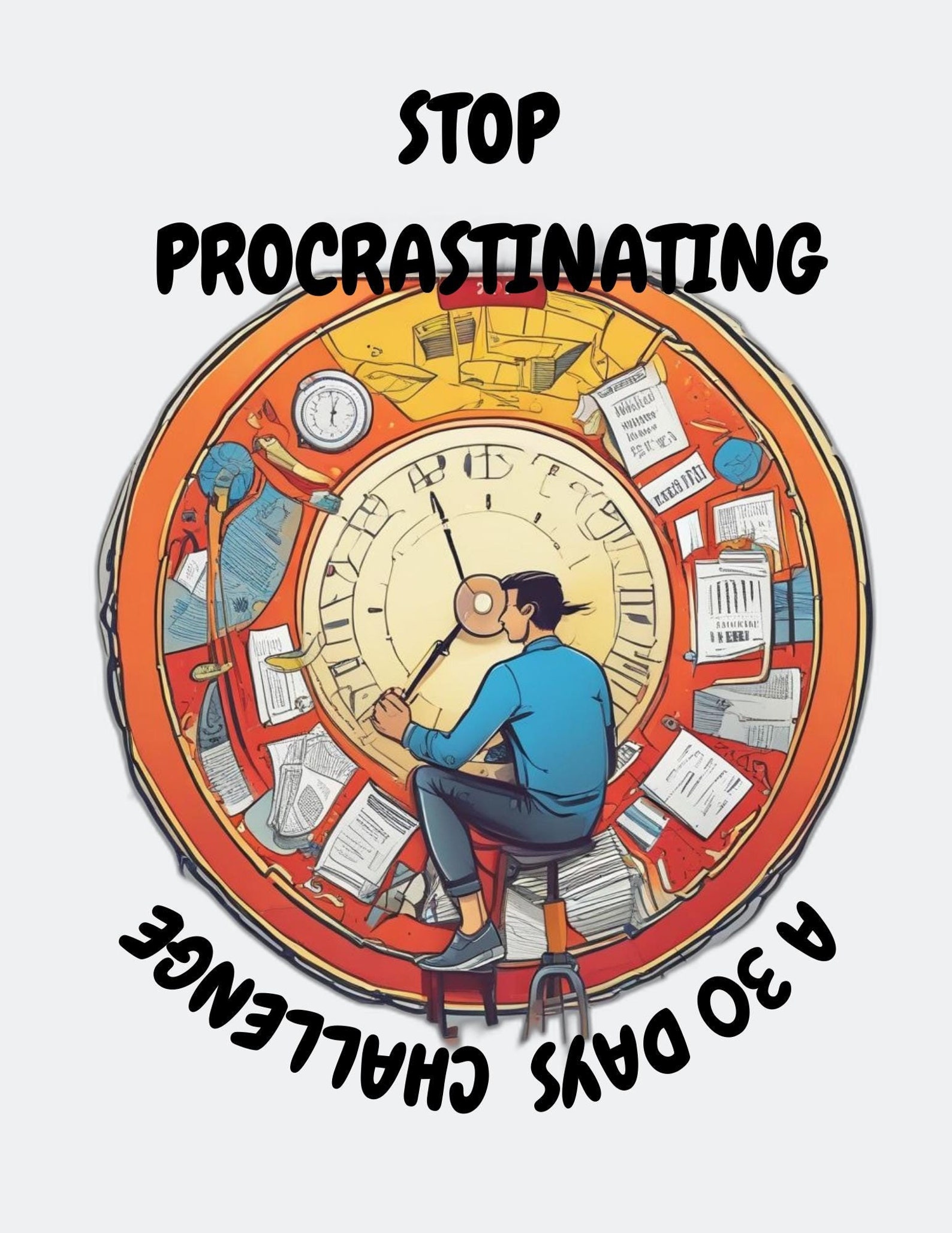 Stop Procrastinating: 30 Days Challenge Journal - Etsy