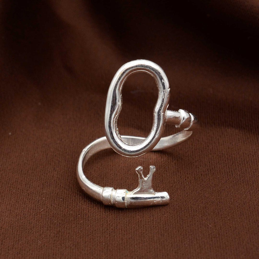 Infinity Key Ring, Key Ring, Sterling Silver Finish, Adjustable Jewelry ...