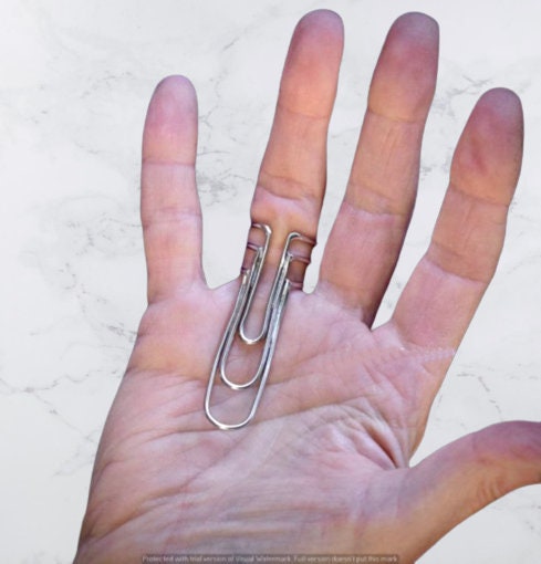 Thumb MCP German Silver Splint Ring, Swan Thumb Splint, Custom Handmade ...