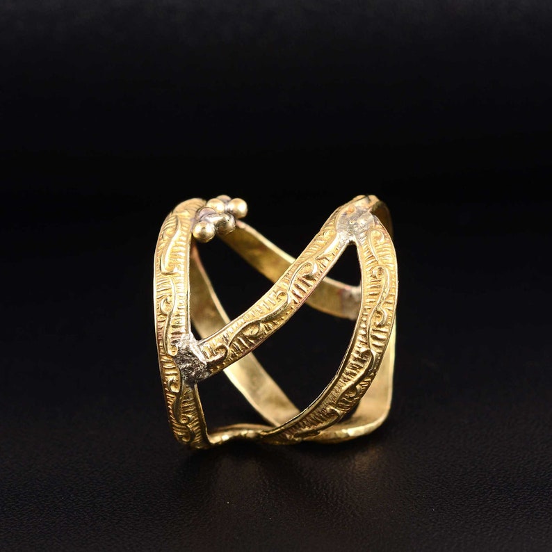 Lateral Deviation Arthritis Splint Ring, Handmade Adjustable Brass ...