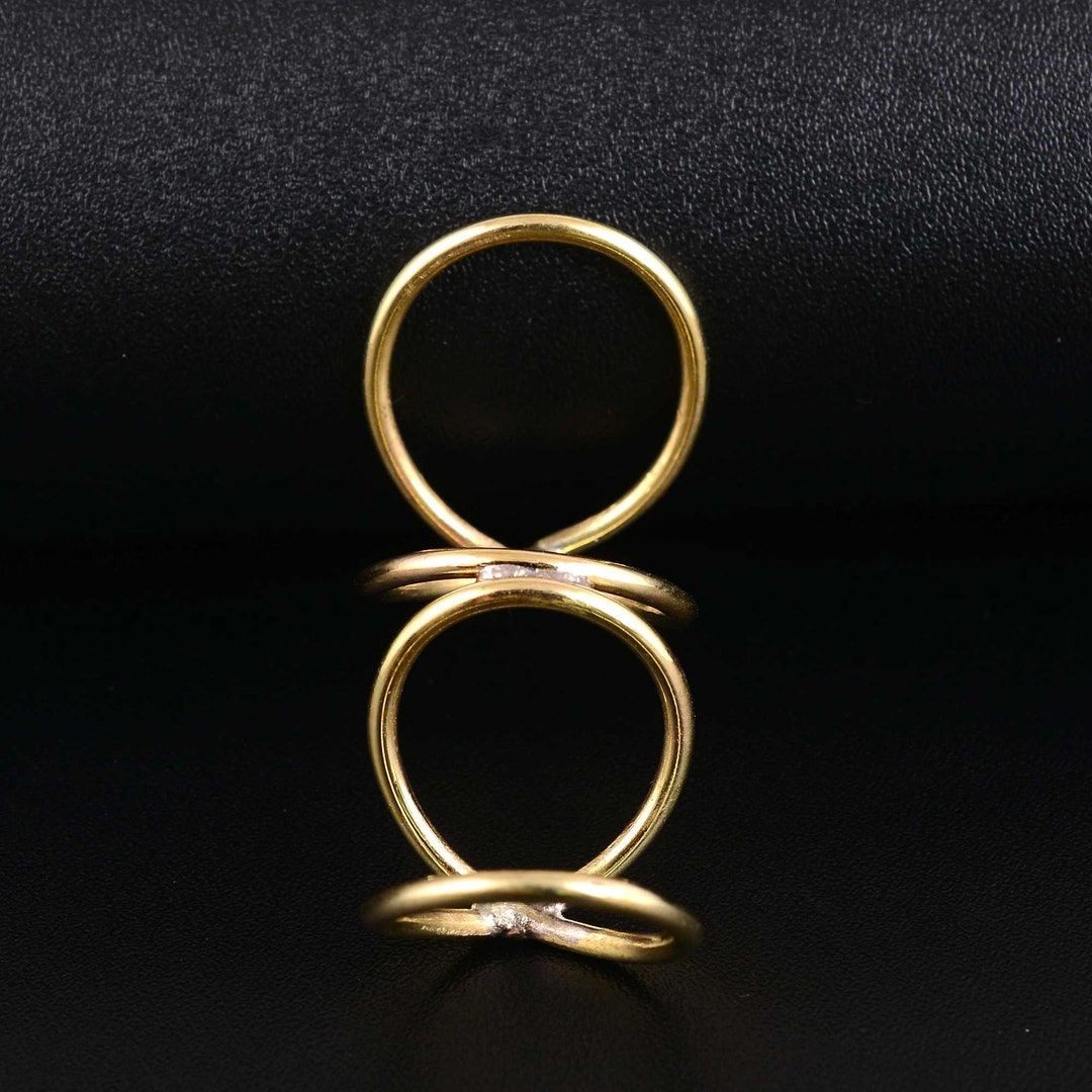 Sterling Silver Splint Ring Adjustable for PIP or DIP Joint / Swan Neck ...