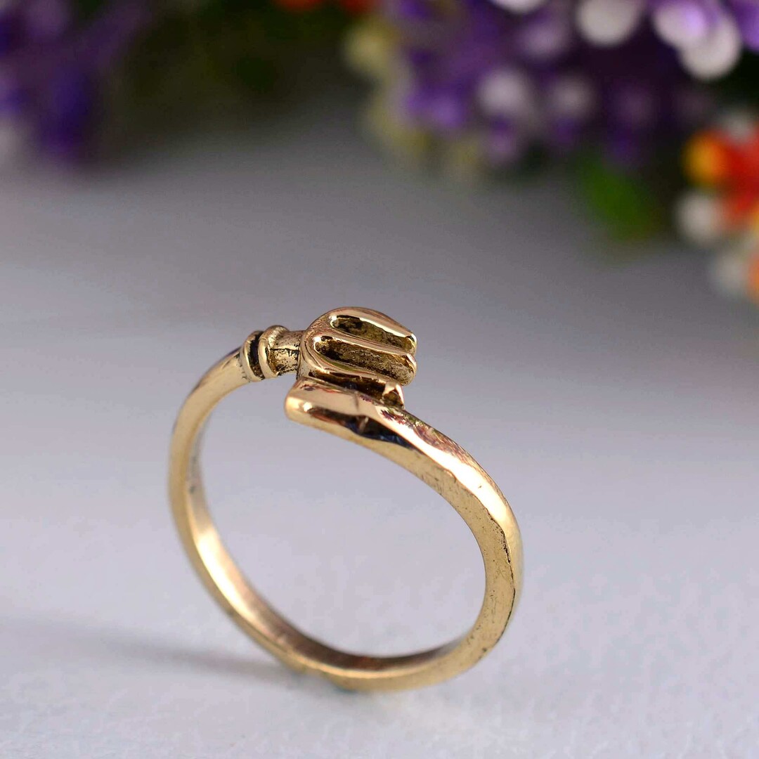 Om Shiv Trishul Ring, Brass Ring, Ohm Ring, Dainty Ring, Handmade Ring ...