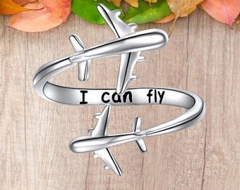 Airplane Travel Ring - Etsy