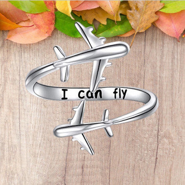 Airplane Ring - Etsy
