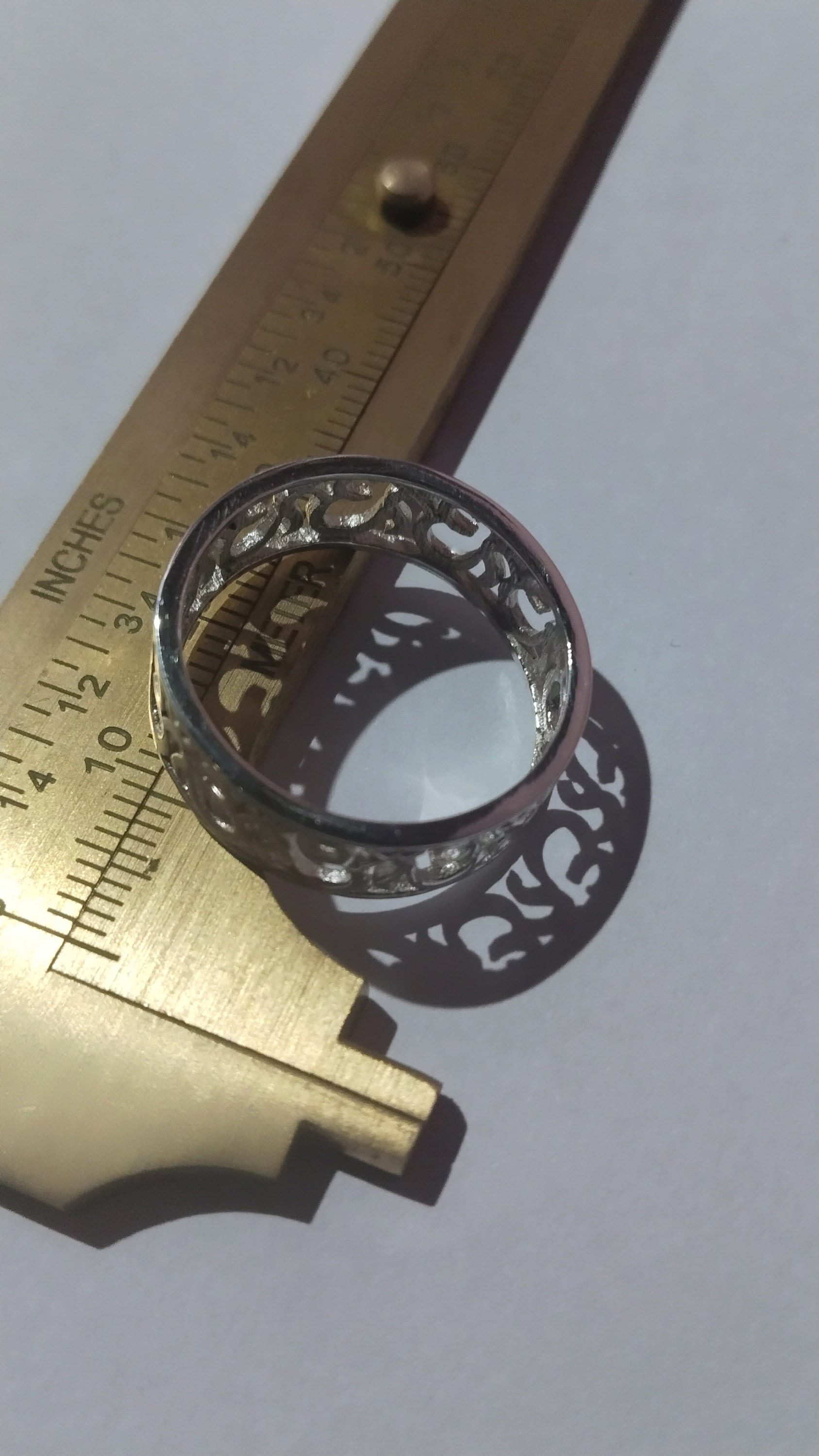 14K Solid Gold Om Ring, Yoga Ring, Ohm Jewelry, Yogini Ring, Spiritual ...