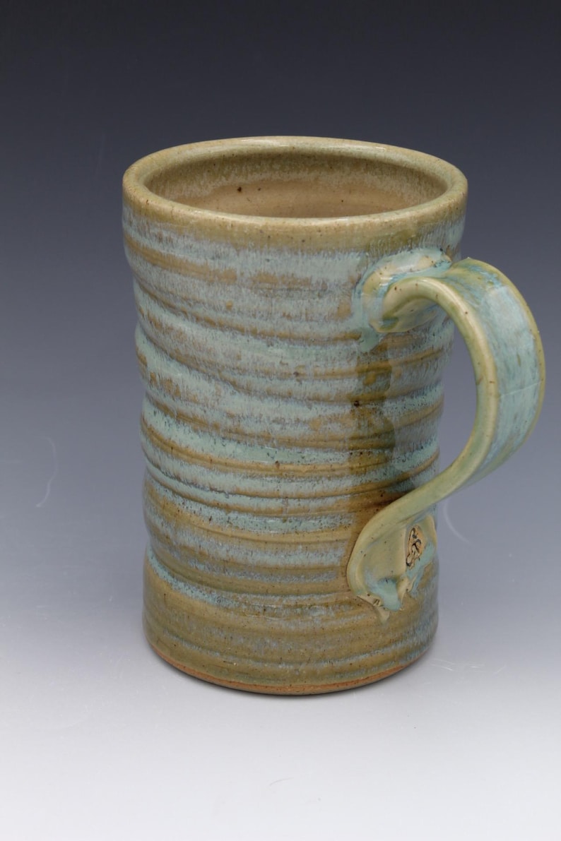 Handmade Mug Beach Blue - Etsy